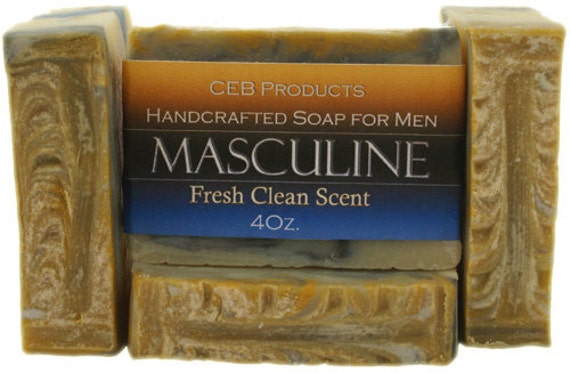 Items Similar To Soap For Men Masculine Man Soap Handcrafted Men Soap