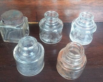 Popular items for glass ink wells on Etsy