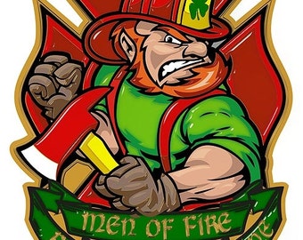 Popular items for man on fire on Etsy