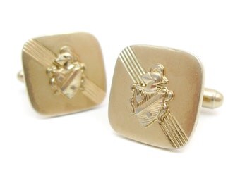 Popular items for crest cufflinks on Etsy