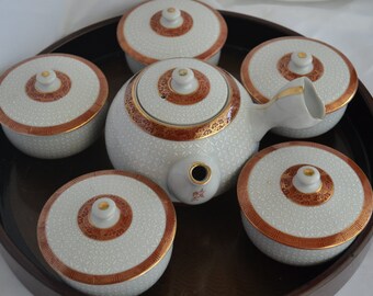 13 Piece Traditional Japanese Tea Set with Tray
