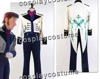 Disney Film Frozen Prince Hans Tail Coat Costume Suit Cosplay *Custom-made*