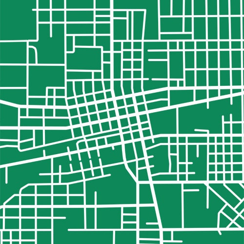 Plant City Map Print Florida Poster