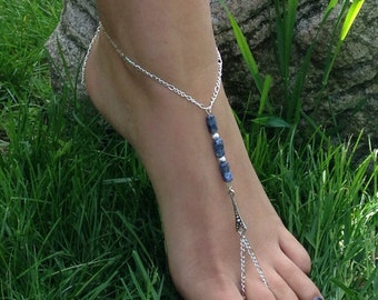 Popular items for silver feet jewelry on Etsy