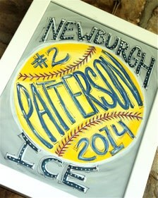 Popular items for softball sign on Etsy