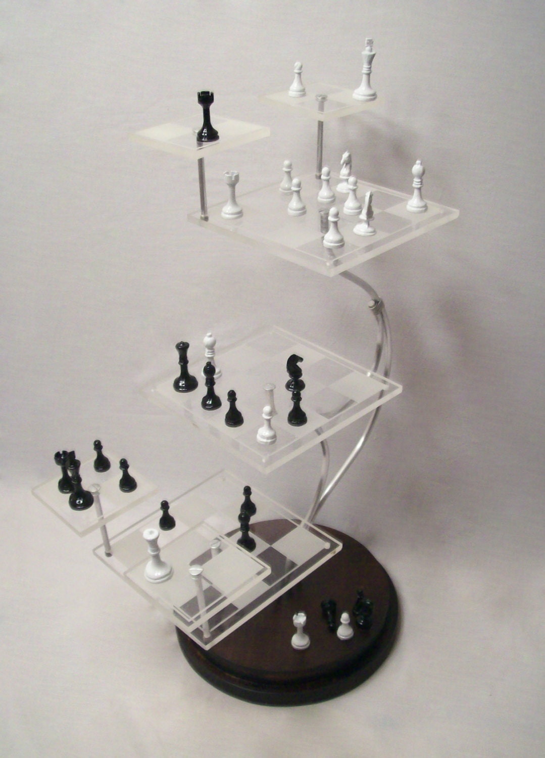 Tri-Dimensional Chess Set Custom Star Trek Style 3D Chess Set