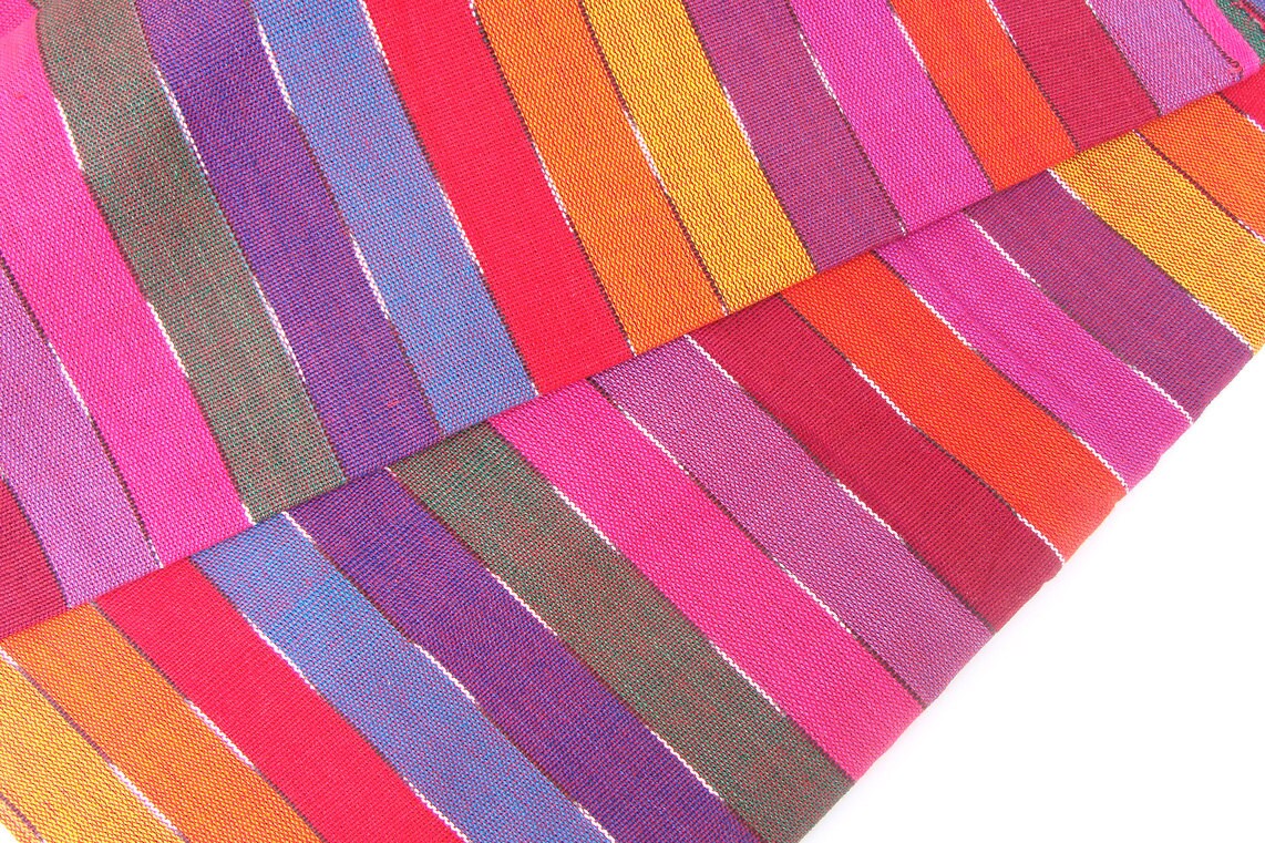 Colorful Striped Rainbow Fabric 8 from Latin America