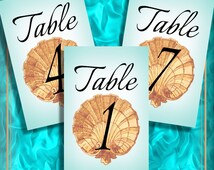 Popular items for beach table numbers on Etsy