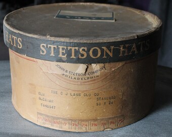 Popular items for stetson hat box on Etsy