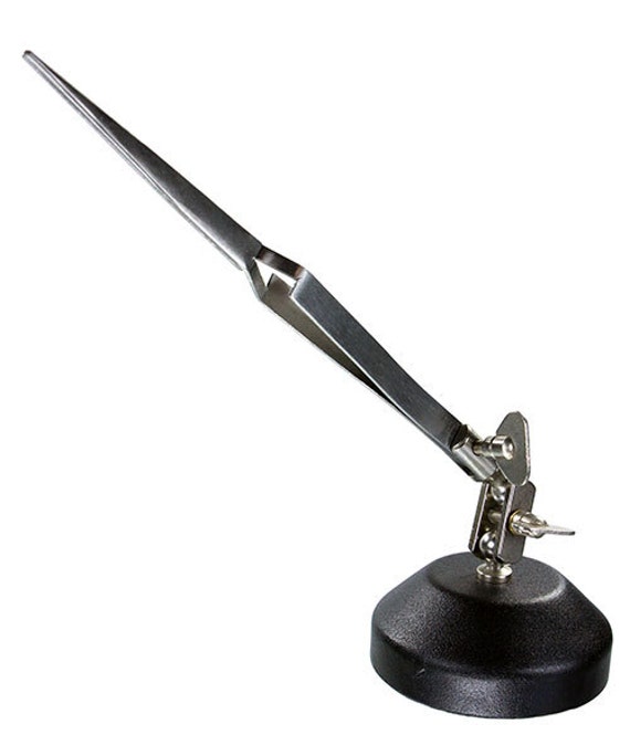 Third Hand Soldering Stand with Base and Tweezers 54.080