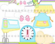 Popular items for baking clip art on Etsy