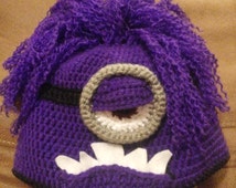 Popular items for evil minion hat on Etsy
