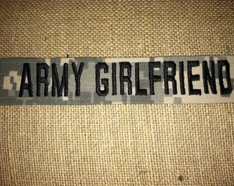 Army Girlfriend Name Tape Bracelet