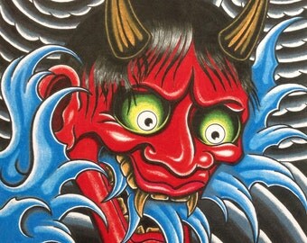 Popular items for hannya mask on Etsy