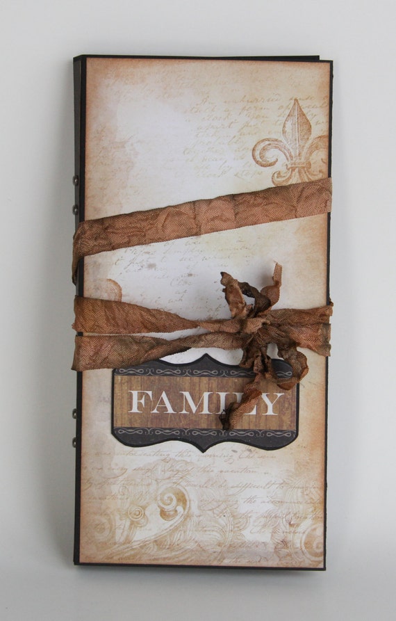 Items similar to Tall Skinny Family Mini Album on Etsy