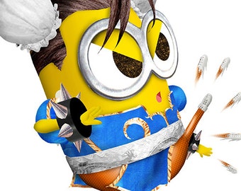 CHUN-LI Street Fighter Framed Minion Print