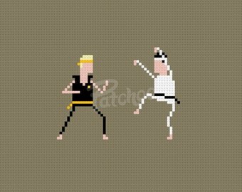 Spaghett Tim and Eric Awesome Show Cross Stitch by Patchoo