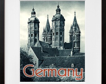 Germany Travel Art Sign Wall Decor German Poster Print XR310