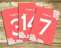 Popular items for custom table numbers on Etsy