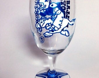 Popular items for cowboy glass on Etsy