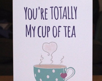 Popular items for tea greeting card on Etsy