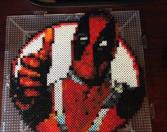 Marvel Deadpool Perler Bead Design
