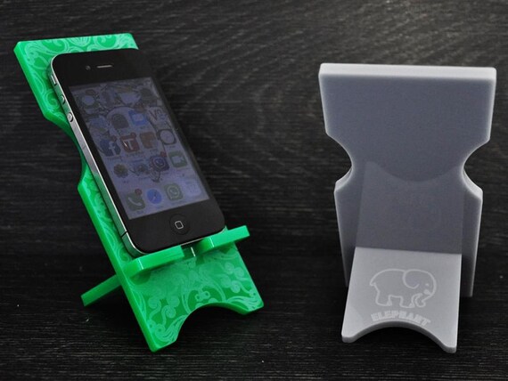 iPhone Stand / Samsung Docking Station Cute Elephant