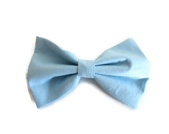 Light blue hair bow | Etsy