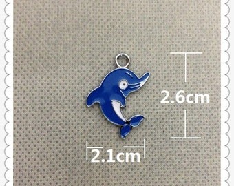 Dolphin keychain | Etsy