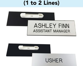 2 x 3 Plastic TED Bear Movie Name Tag Badge ONLY by BadgeworksPlus