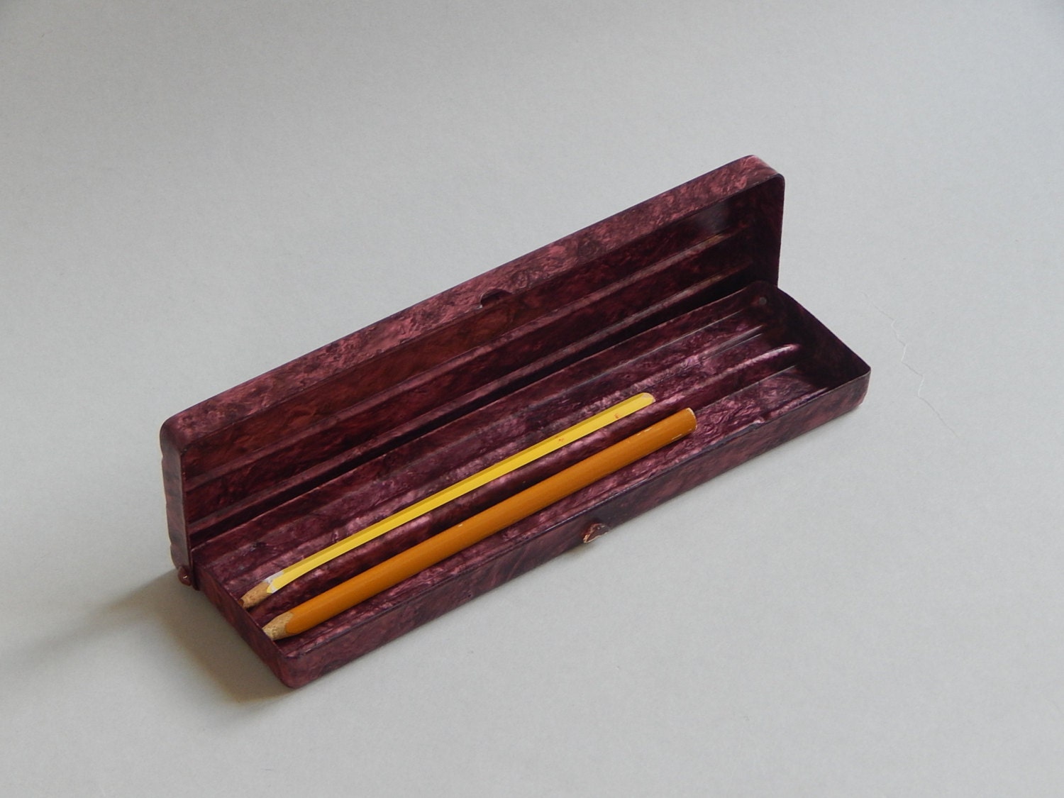 Soviet Vintage Plastic Pencil Box, Vintage Russian Pencil Case Back to ...