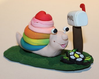 Snail cake topper | Etsy