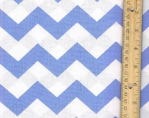 Popular items for blue chevron fabric on Etsy