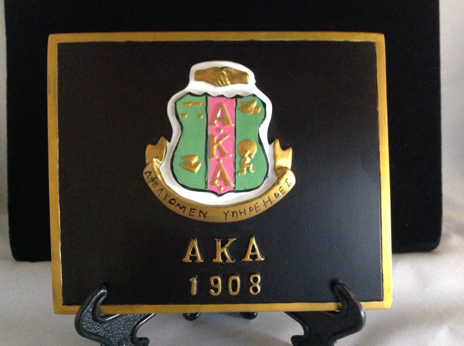 Alpha Kappa Alpha Crest Art Plaque