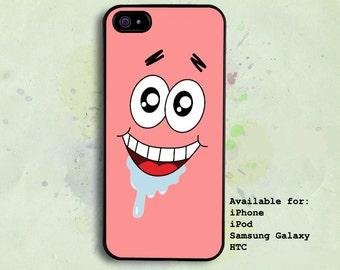 Funny Patrick Star Face - iPhone 5c 5s 5 4 4s Case - iPod 5 4 Case ...