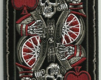 Skull playing cards | Etsy