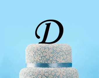 Letter d cake topper | Etsy