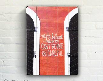 Popular items for trendy wood signs on Etsy