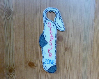 Plastic canvas sign | Etsy