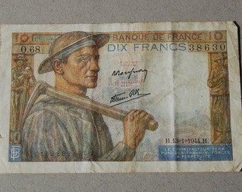 Popular items for french money on Etsy