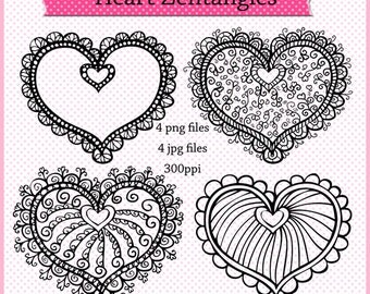 Items similar to Valentine's Day Red Heart 20 Small Collage Collection ...