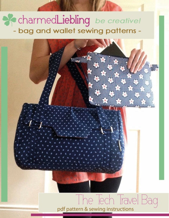 Tech Travel Bag PDF sewing pattern