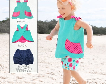 Baby Bloomers Pattern PDF sewing pattern Girls Baby