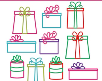 Presents clip art | Etsy