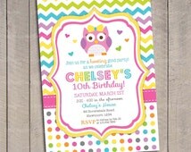 Unique owl birthday card related items | Etsy