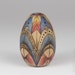Clockwork Wood Easter Egg Heirloom Pysanky multicolored