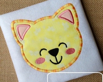 Cat applique | Etsy