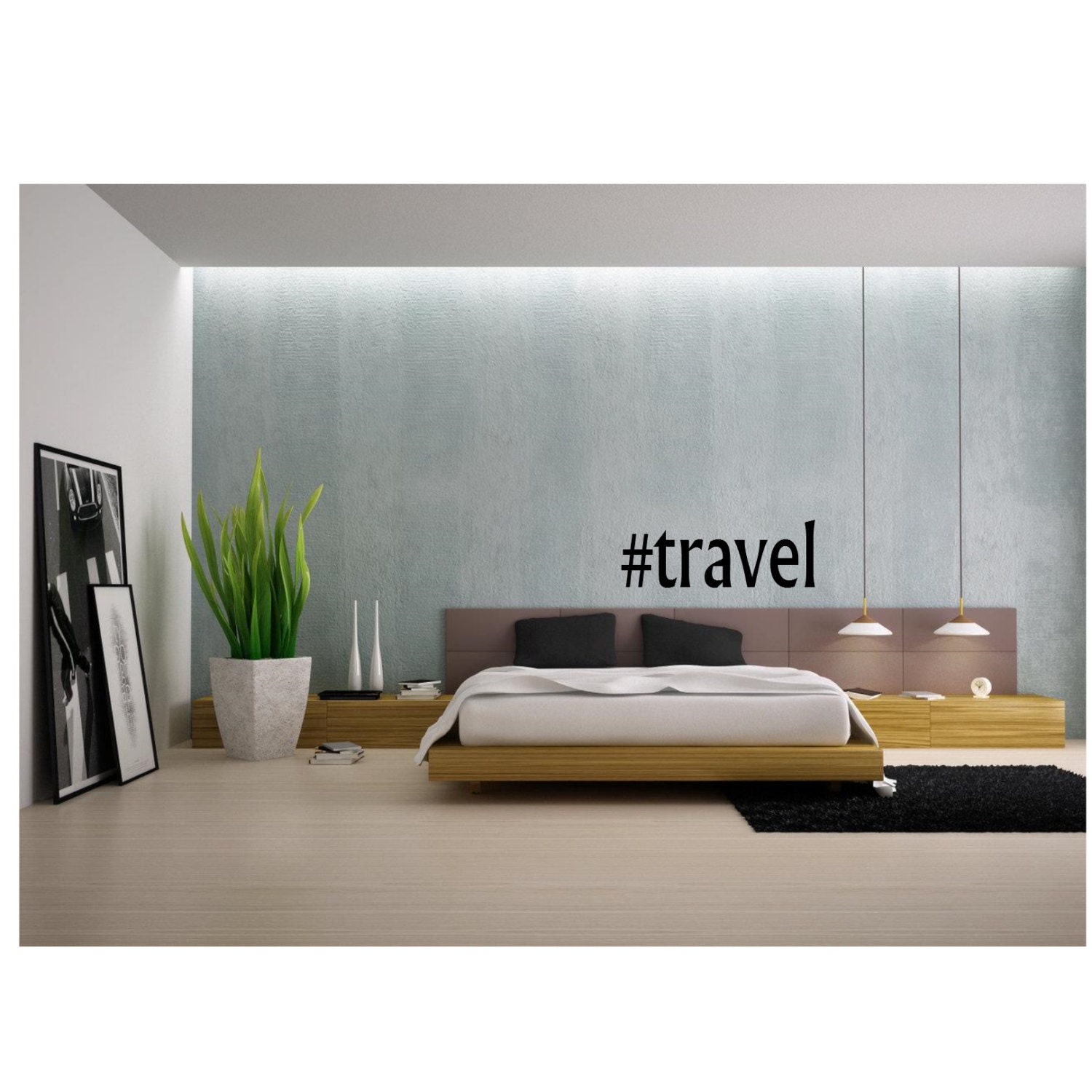 Hashtag Travel Wall Decal