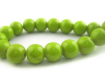 Unique olive green stone related items | Etsy