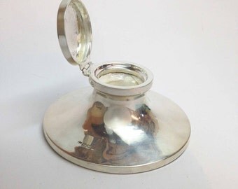 Silver inkwell | Etsy